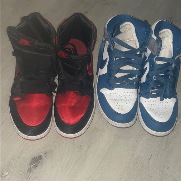 Nike | Shoes | Nike Red And Blue Sneakers Athletic Style | Poshmark